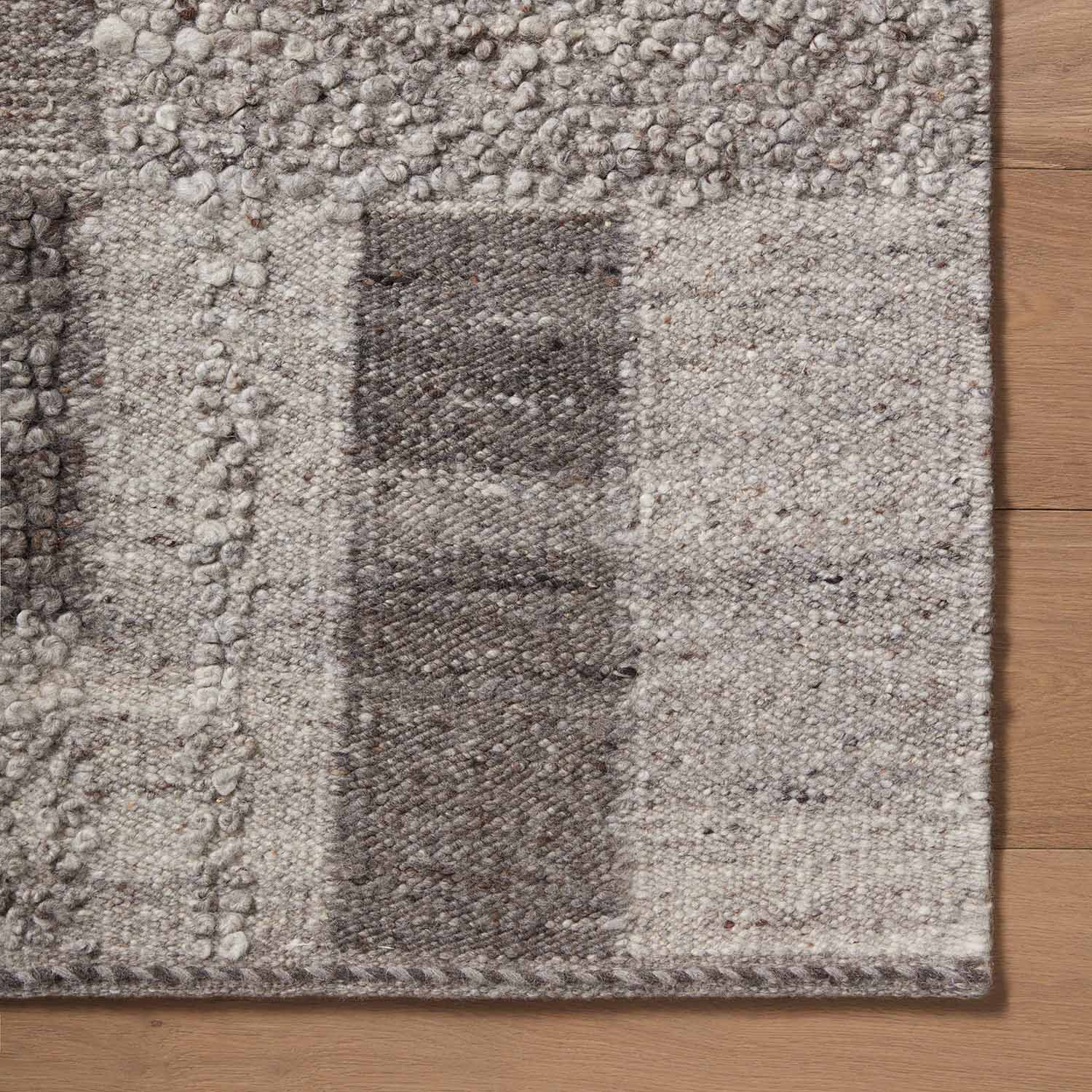 Loloi Manfred Squared Hand Knotted Rug – Paynes Gray