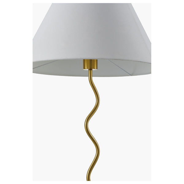 Meander Accent Floor Lamp – Paynes Gray