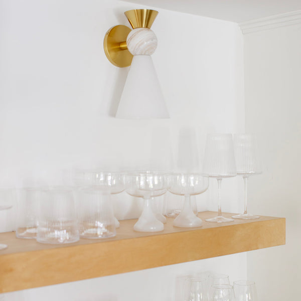 Megan Molten x Mitzi Mona Wall Sconce – Paynes Gray