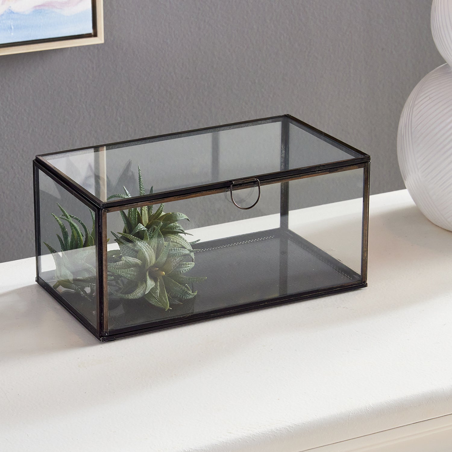 Arwen Rectangular Display Box – Paynes Gray