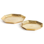 Dezi Octagonal Serving Tray Set of 2 – Paynes Gray