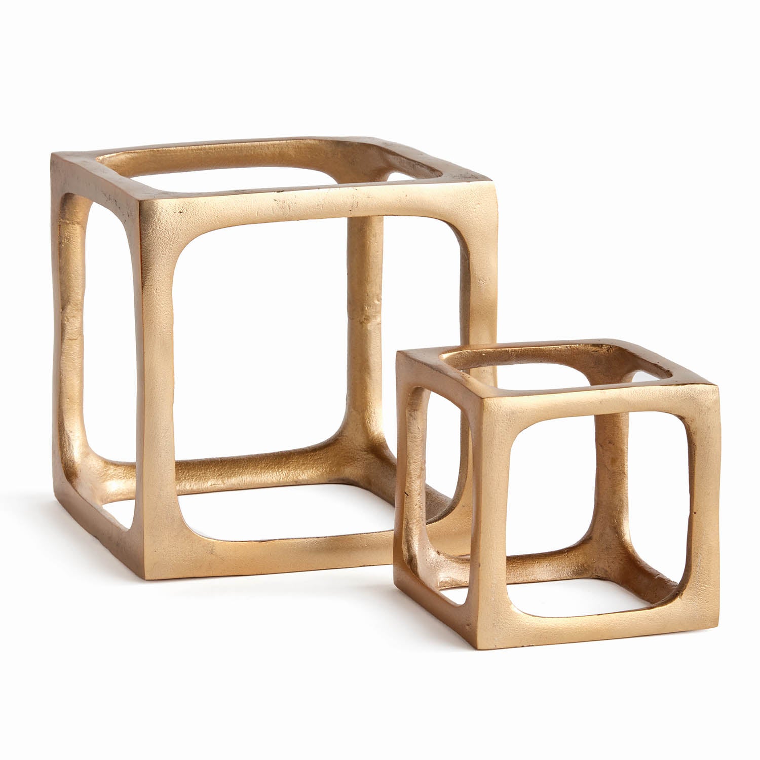 Cubist Sculpture Set of 2 – Paynes Gray