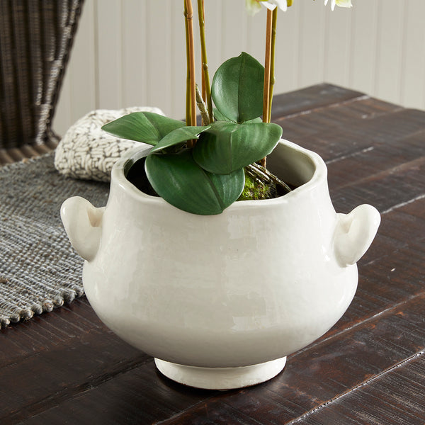 Wellon Footed Cachepot – Paynes Gray