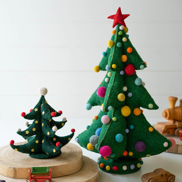 Felt Tabletop Christmas Tree – Paynes Gray