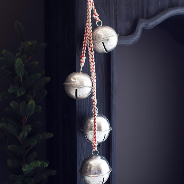 Antique Silver Jingle Bell Cluster – Paynes Gray