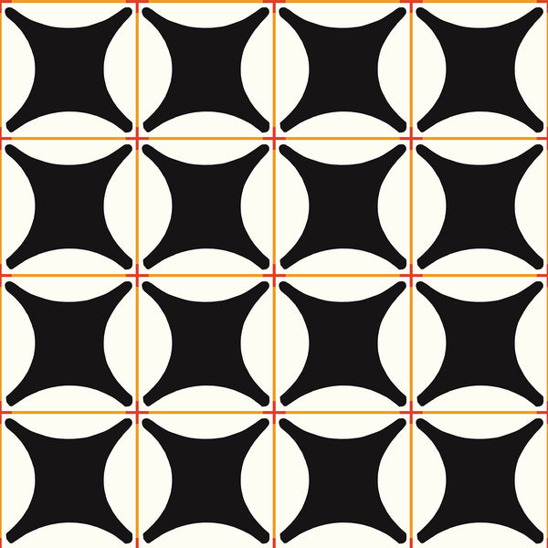 Mitchell Black x Natalie Papier Traveler Tile Wallpaper