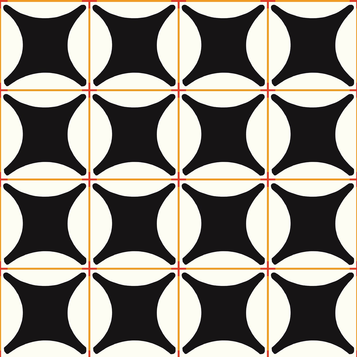 Mitchell Black x Natalie Papier Traveler Tile Wallpaper – Paynes Gray