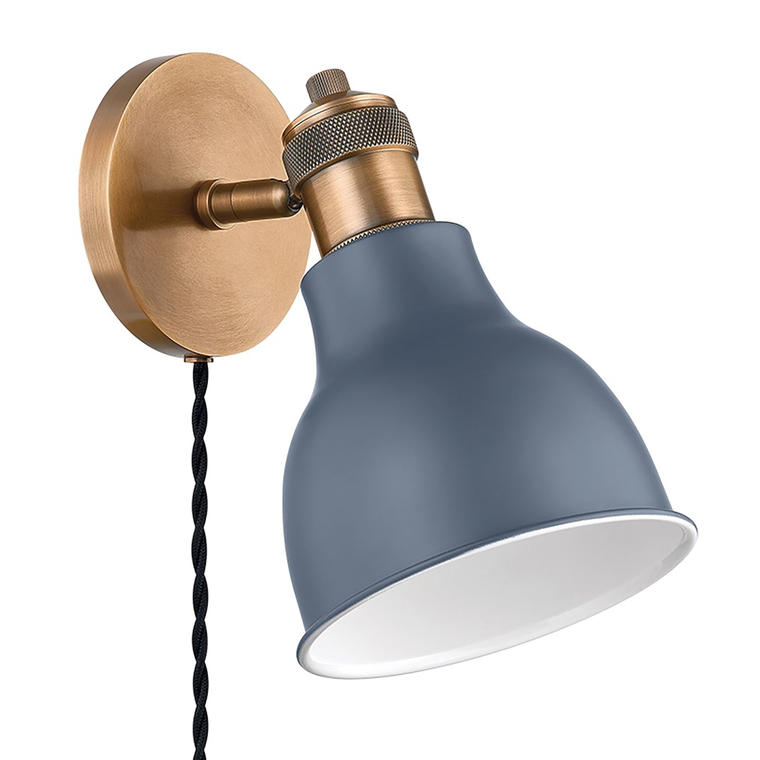 Troy Lighting Makin Plug In Wall Sconce – Paynes Gray