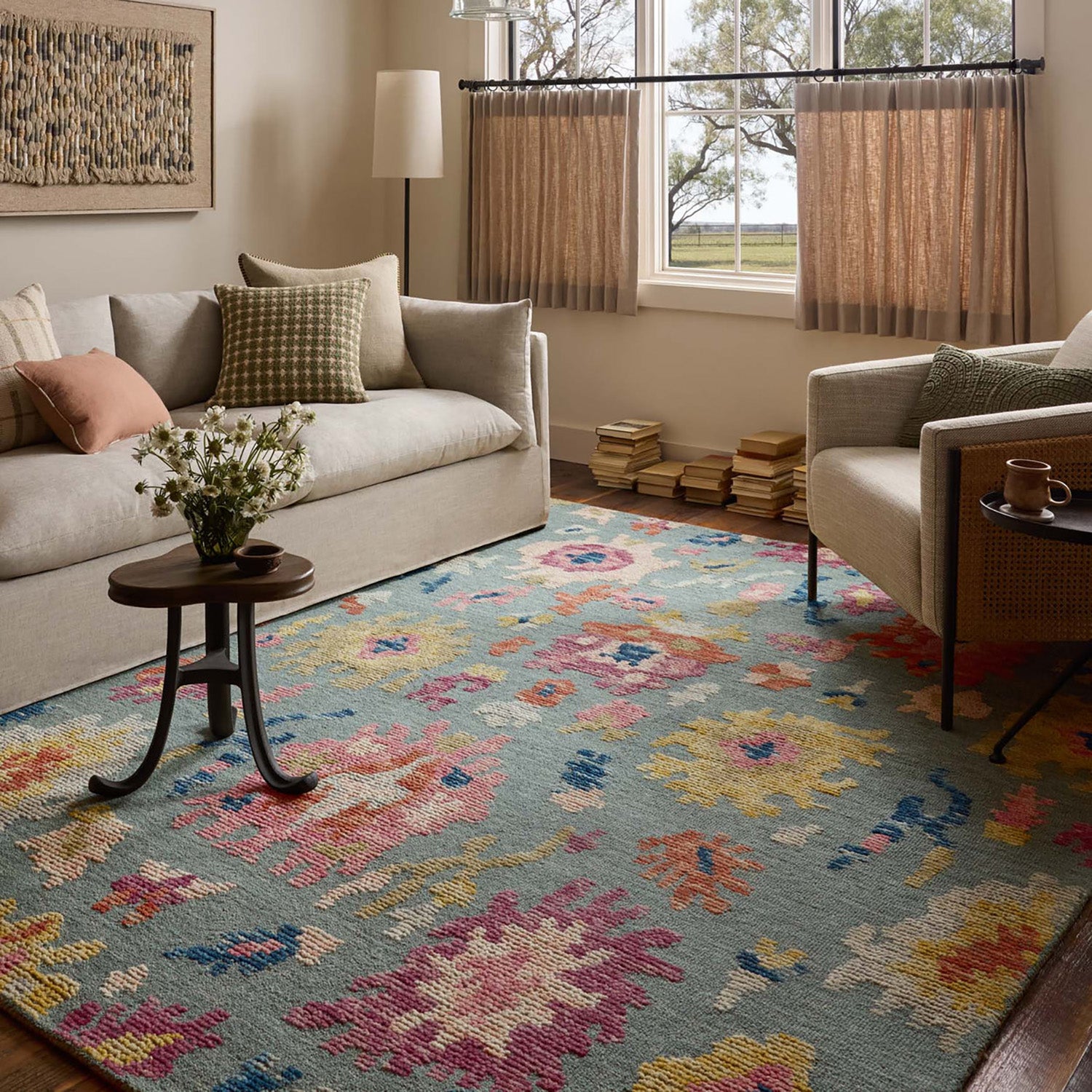 Loloi Tilly Spa/Multi Hand Tufted Rug