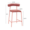 TOV Furniture Liliana Velvet Counter Stool – Paynes Gray