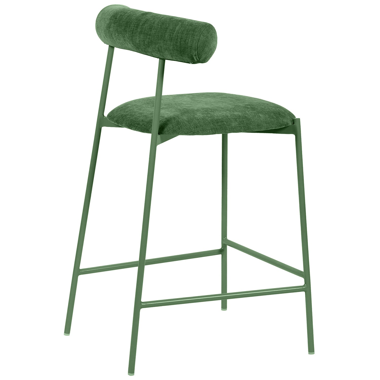 TOV Furniture Liliana Velvet Counter Stool – Paynes Gray