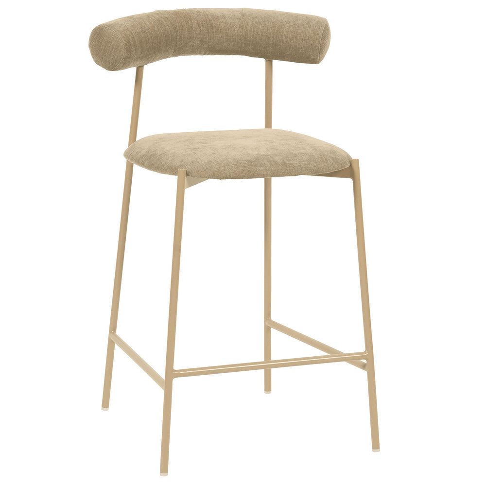 TOV Furniture Liliana Velvet Counter Stool