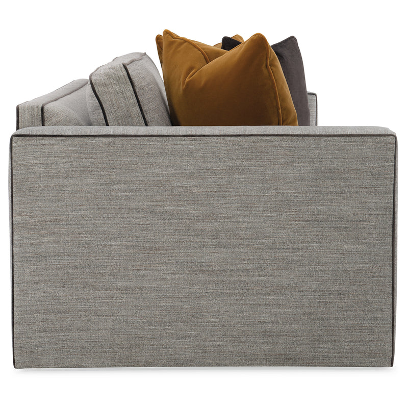 Caracole Welt Played Sofa – Paynes Gray