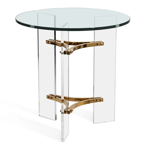 Interlude Home Tamara Side Table – Paynes Gray