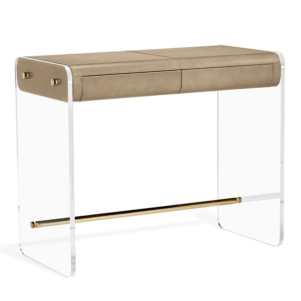 Interlude Home Cora Small Desk – Paynes Gray