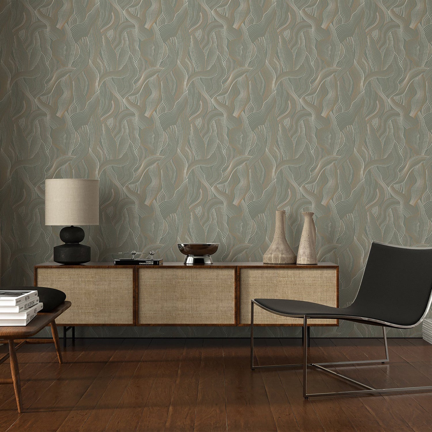 Mitchell Black x Sabrina Yvonne Meraki Wallpaper – Paynes Gray