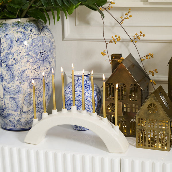 Arch Menorah – Paynes Gray
