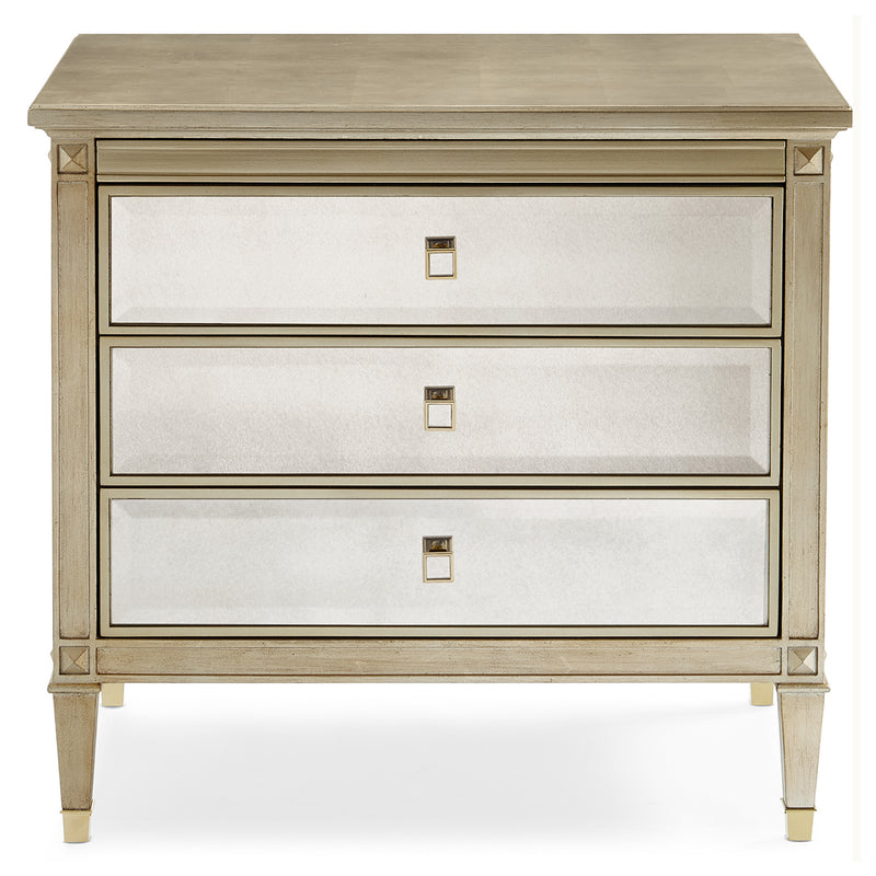 Caracole A Classic Beauty Nightstand – Paynes Gray