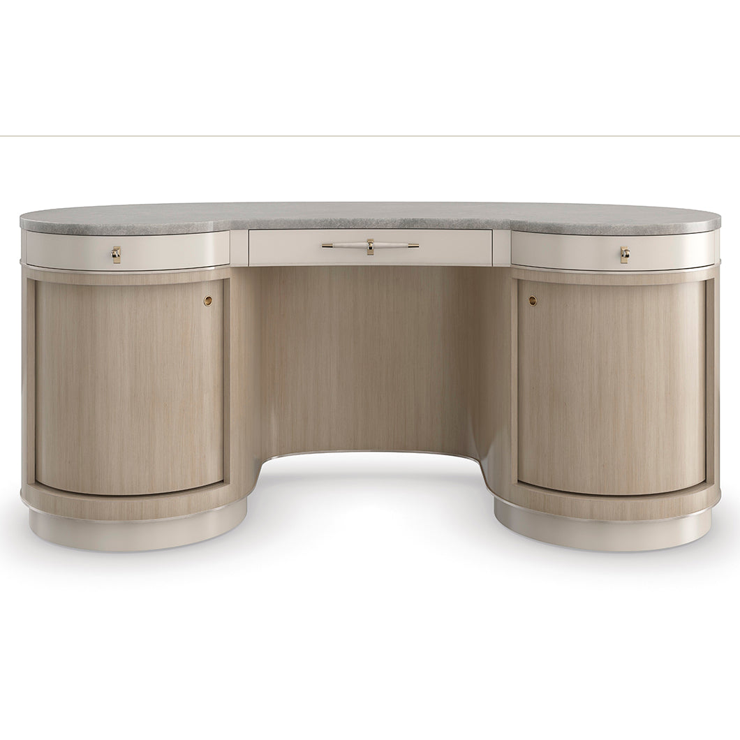 Caracole Vanity Fair Desk – Paynes Gray