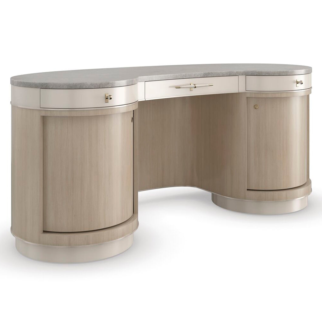 Caracole Vanity Fair Desk – Paynes Gray