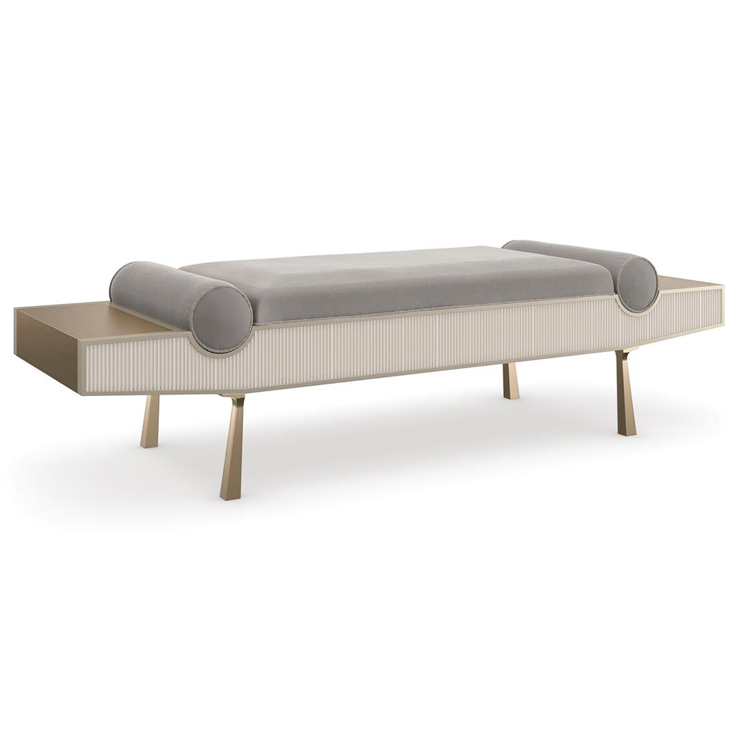 Caracole Roll Play Bench – Paynes Gray