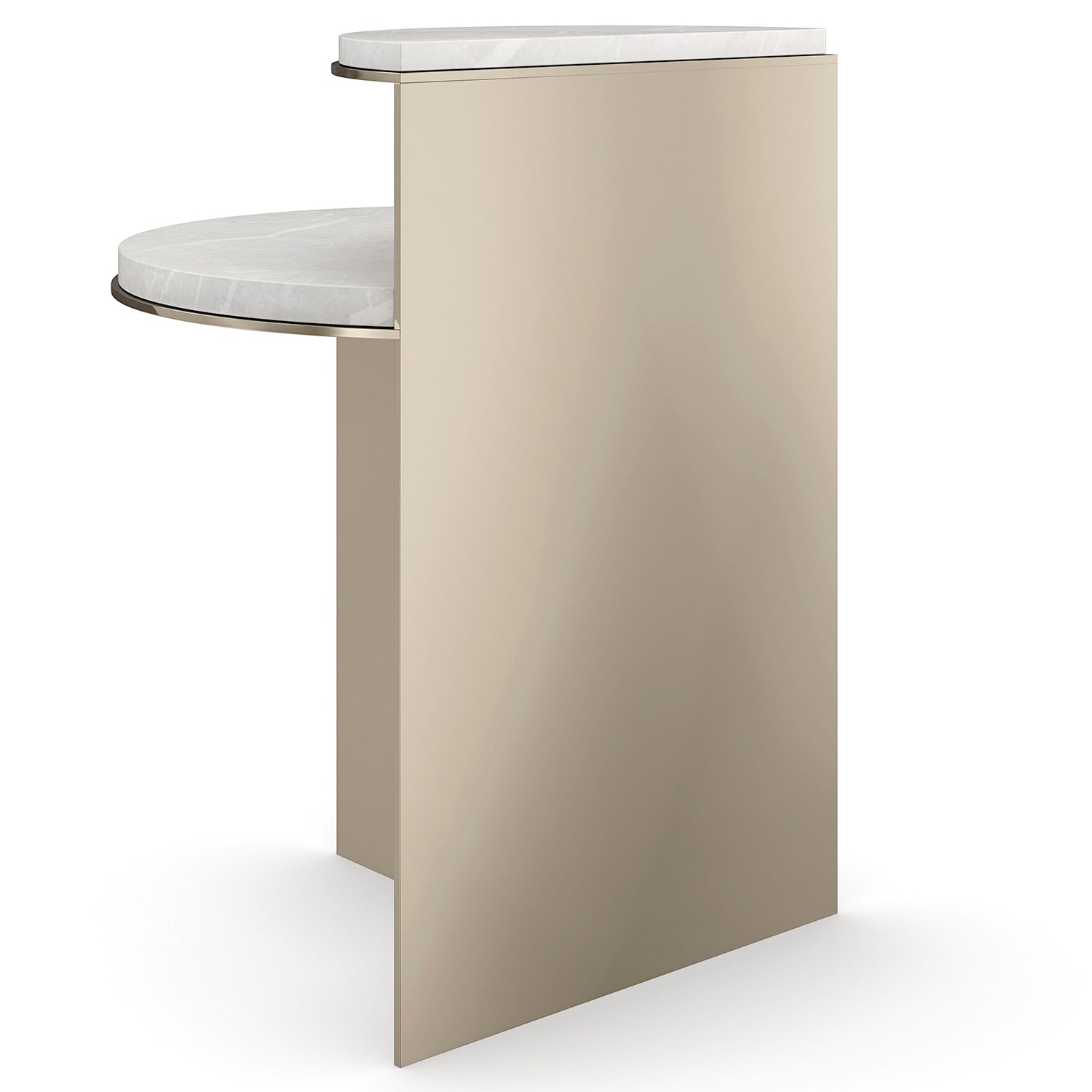 Caracole Touche Light End Table – Paynes Gray