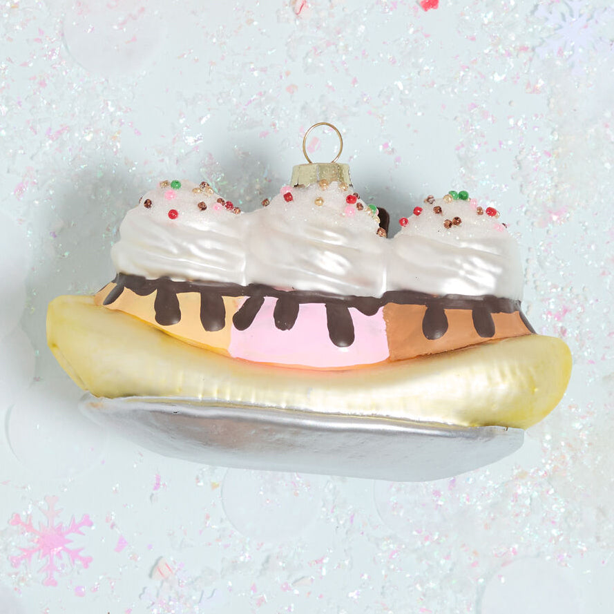 Dessert First Sundae Ornament Set of 6