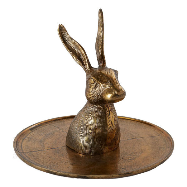 Halcyon Hare Platter – Paynes Gray