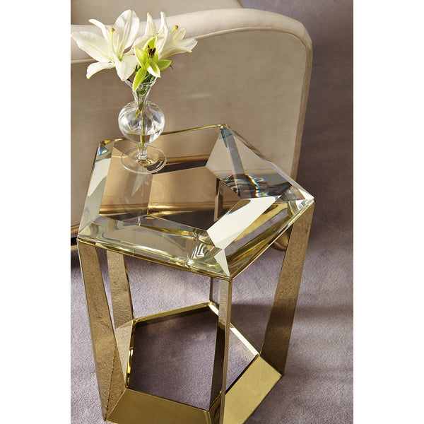 Caracole The Gem Side Table – Paynes Gray