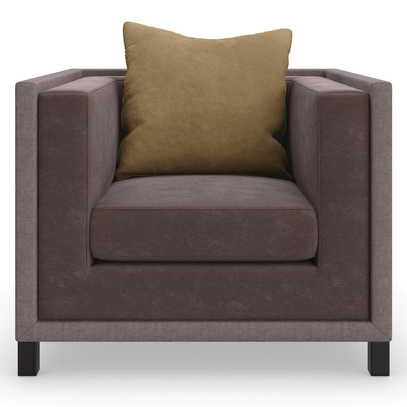 Caracole Tuxedo Chair – Paynes Gray