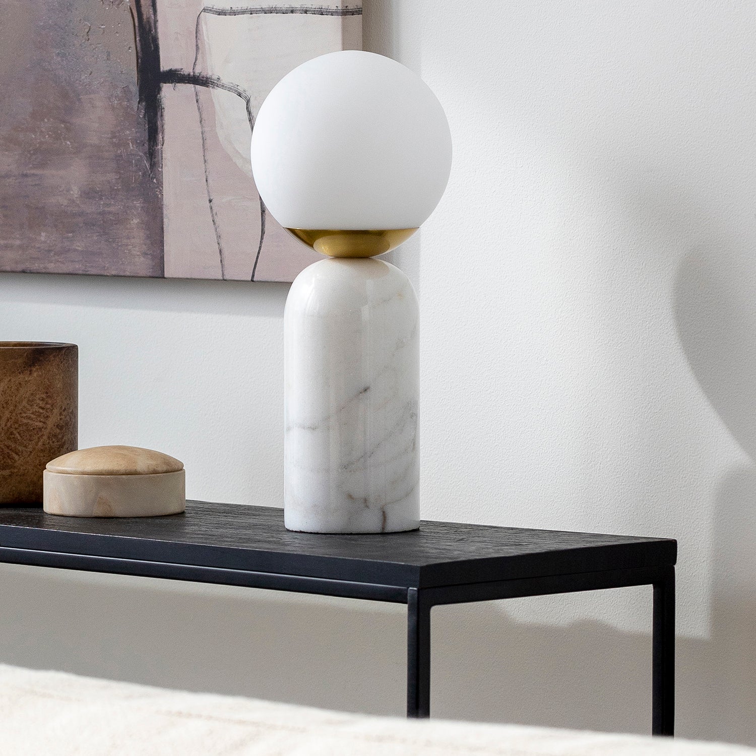 Verve Glam Table Lamp – Paynes Gray
