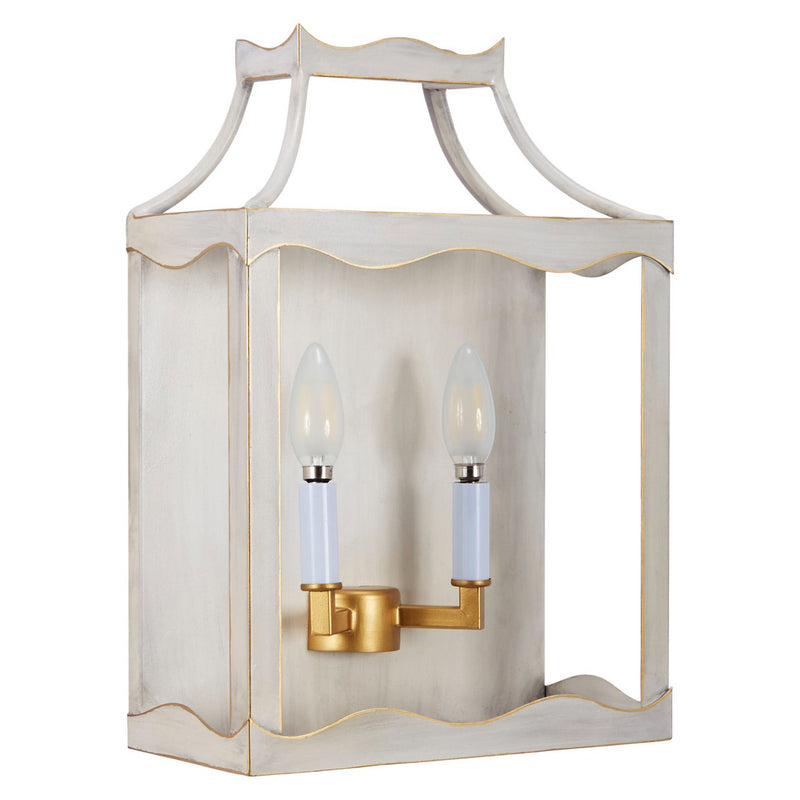 Old World Design Miriam Cream and Gold Wall Sconce – Paynes Gray