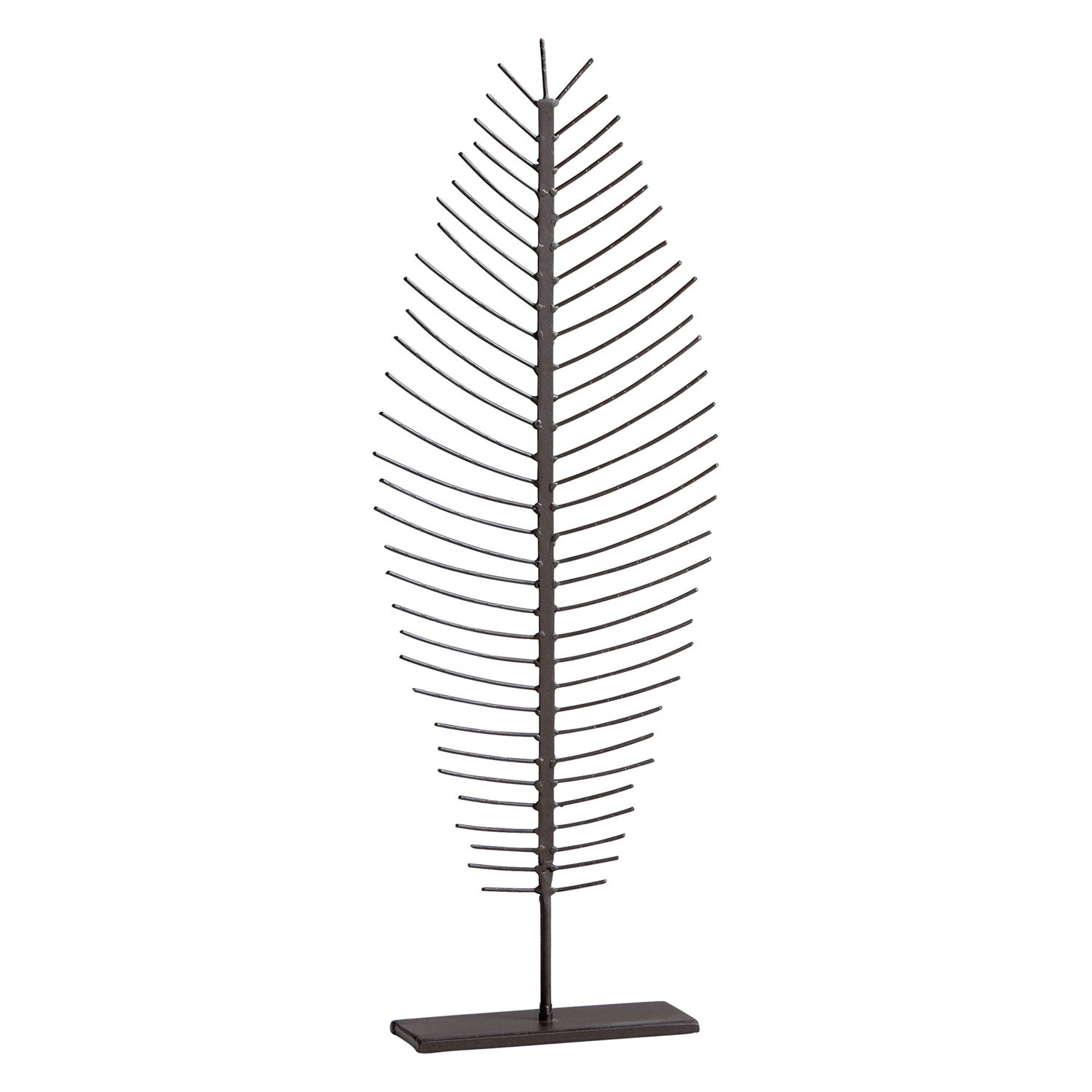 Cyan Design Skeleton Leaf Sculpture – Paynes Gray