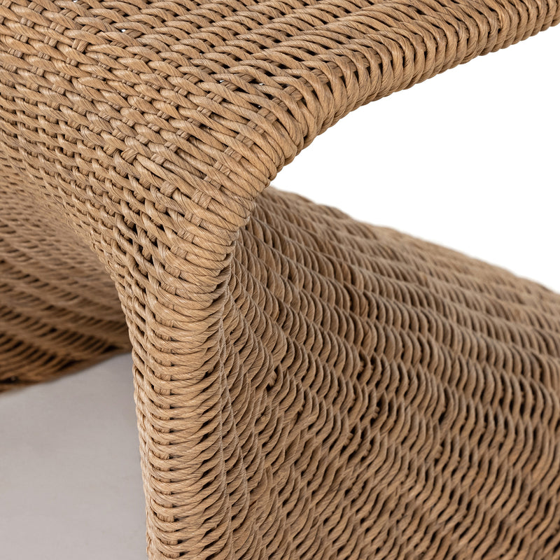 Four Hands Portia Outdoor Dining Chair Set of 2 – Paynes Gray
