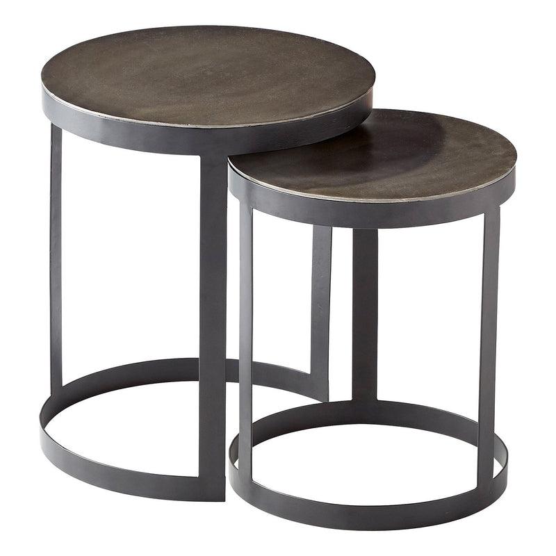 Cyan Design Monocroma Nesting Side Table Set of 2 – Paynes Gray