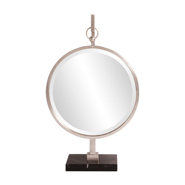 Medallion Tabletop Mirror – Paynes Gray