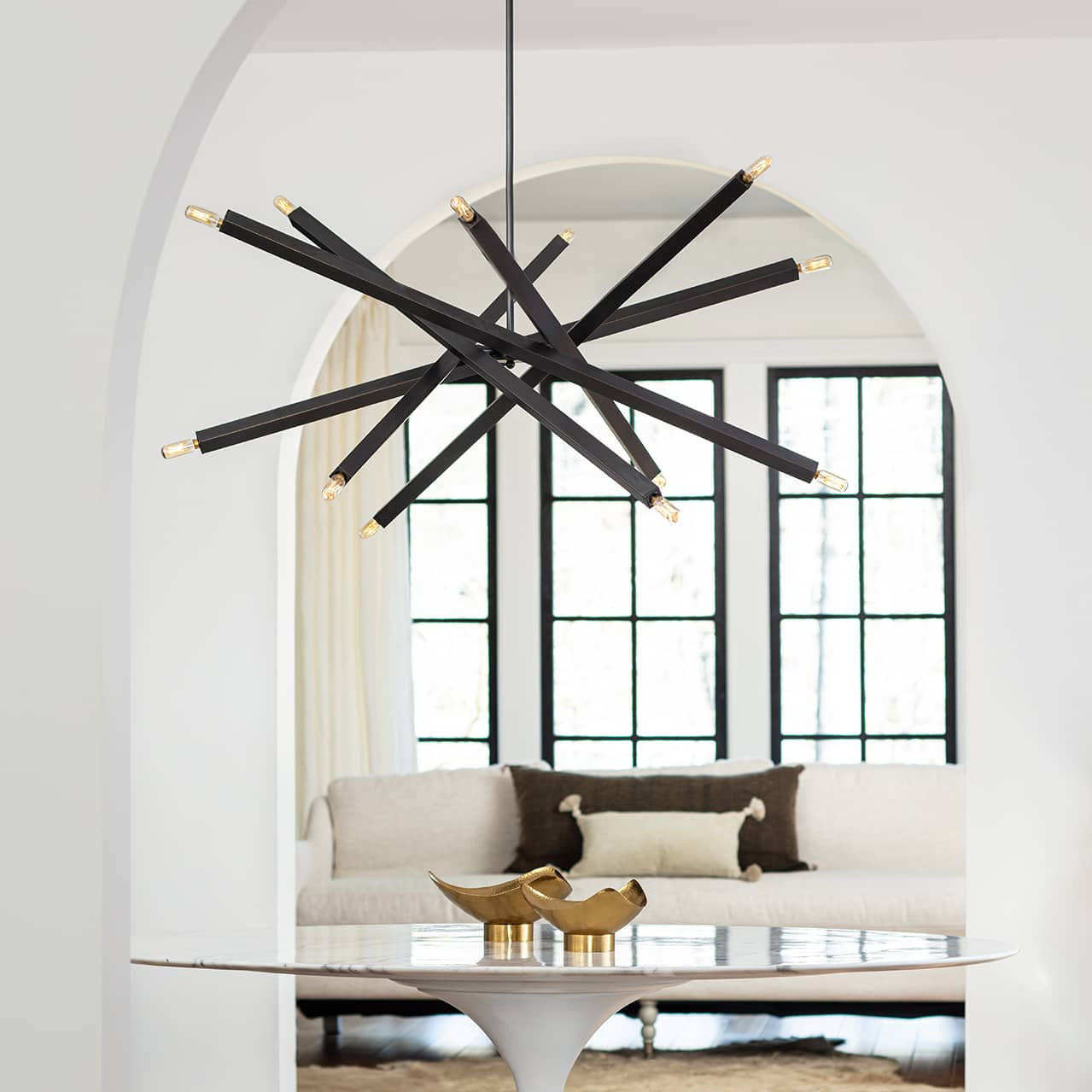 Regina Andrew Viper Chandelier – Paynes Gray