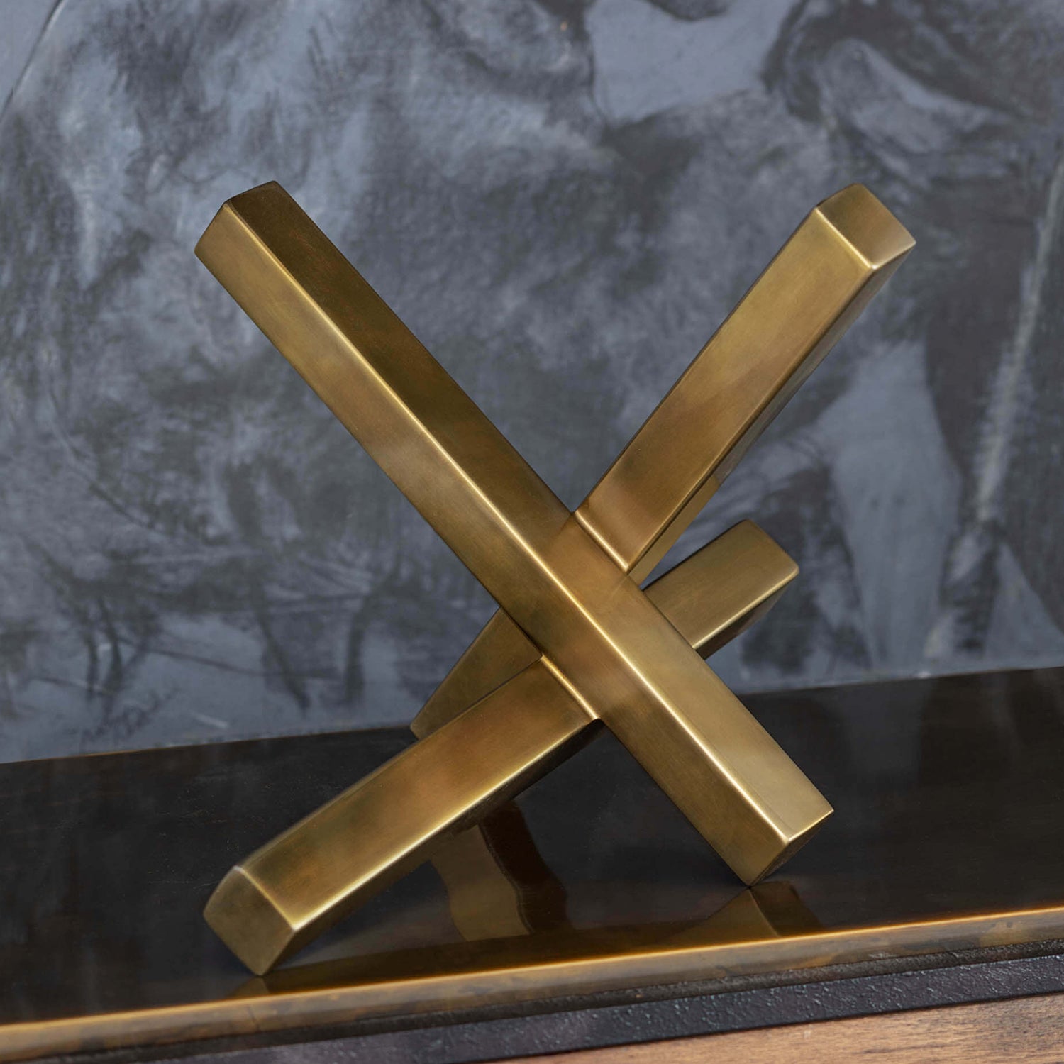 Regina Andrew Intersecting Sculpture – Paynes Gray