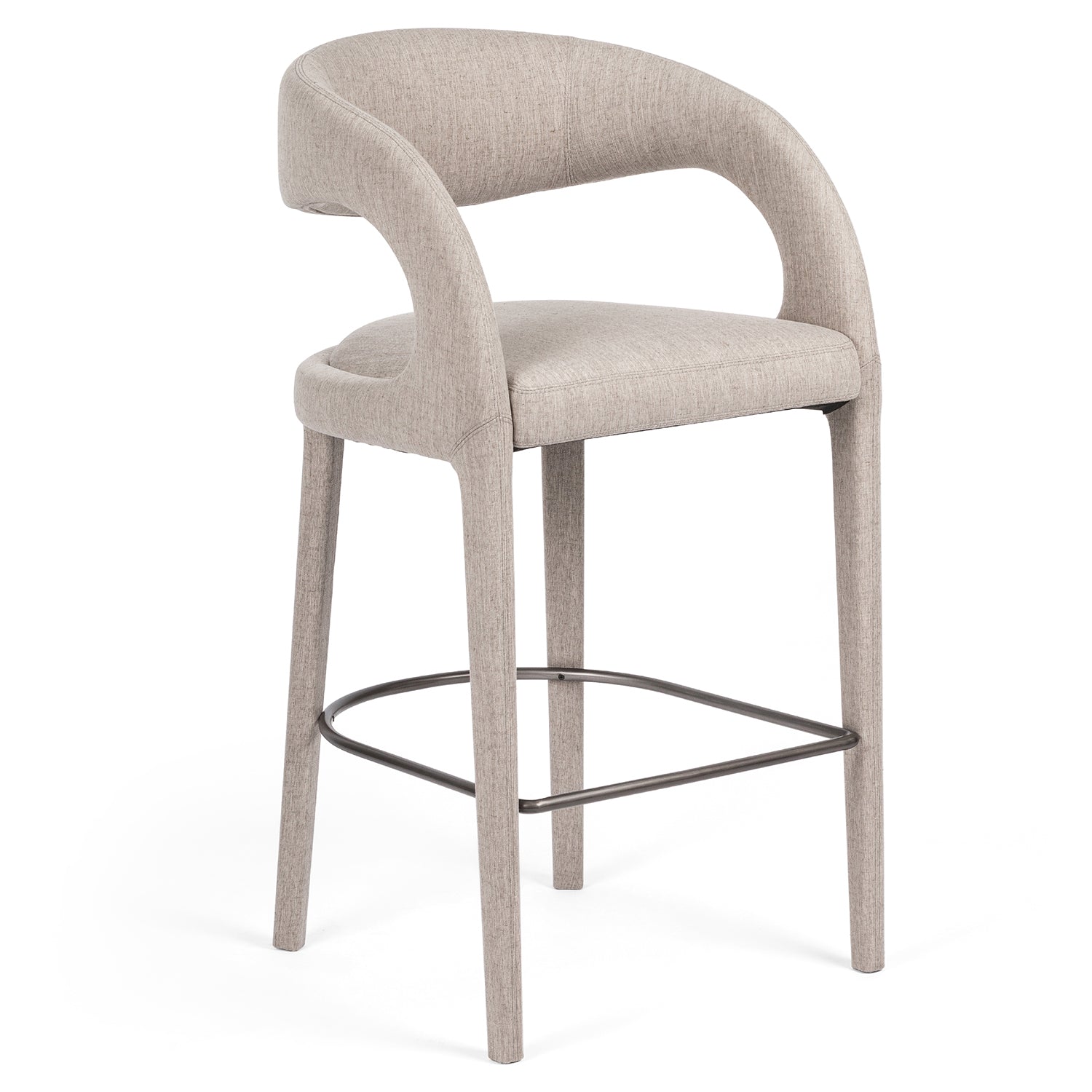 Four Hands Hawkins Bar Stool Set of 2 – Paynes Gray