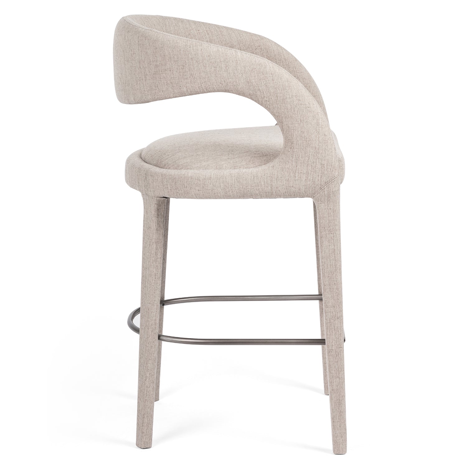 Four Hands Hawkins Bar Stool Set of 2 – Paynes Gray