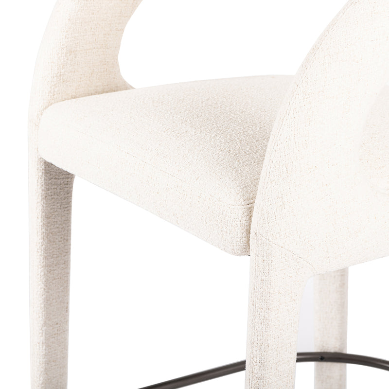 Four Hands Hawkins Bar Stool Set of 2 – Paynes Gray