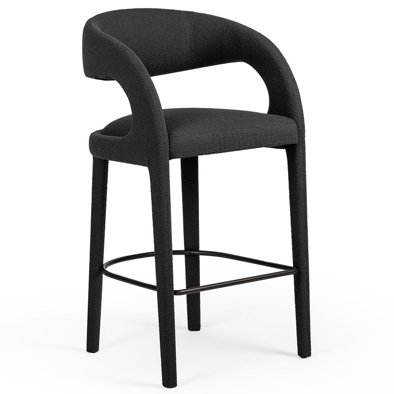 Four Hands Hawkins Bar Stool Set of 2 – Paynes Gray