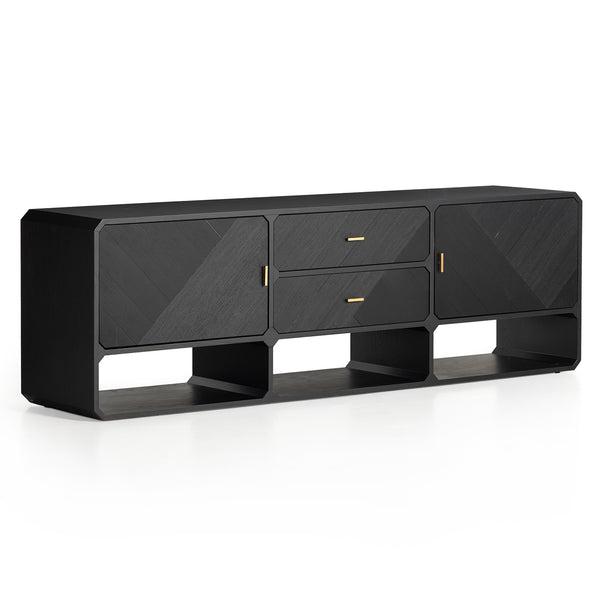Four Hands Caspian Media Console – Paynes Gray