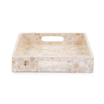Rectangular Capiz Shell Tray – Paynes Gray