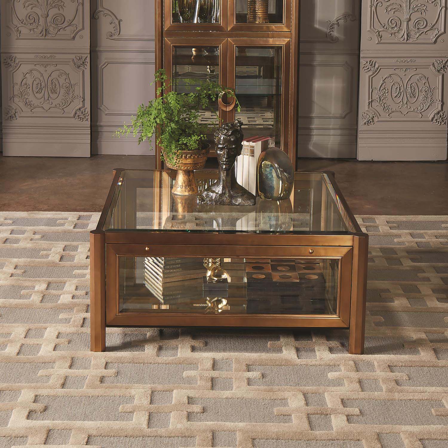 Global Views Apothecary Cocktail Table – Paynes Gray