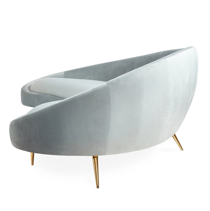 Jonathan Adler Ether Curved Sofa – Paynes Gray