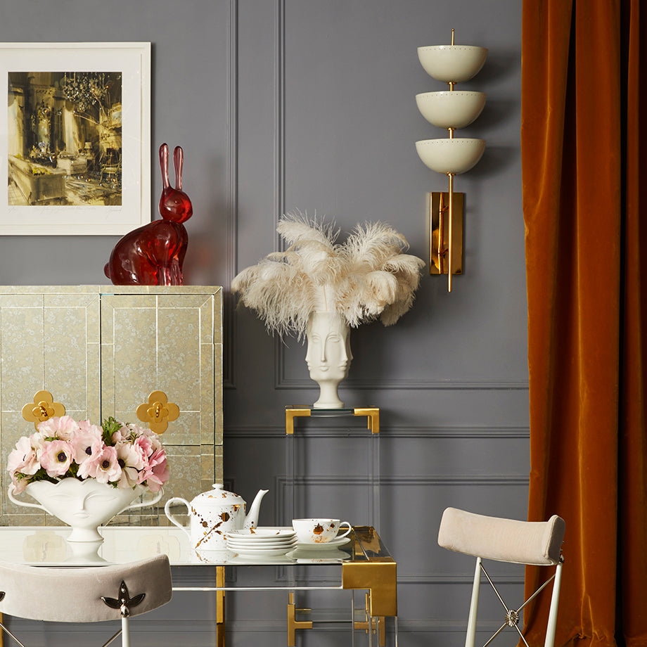 Jonathan Adler Lisbon Wall Sconce – Paynes Gray