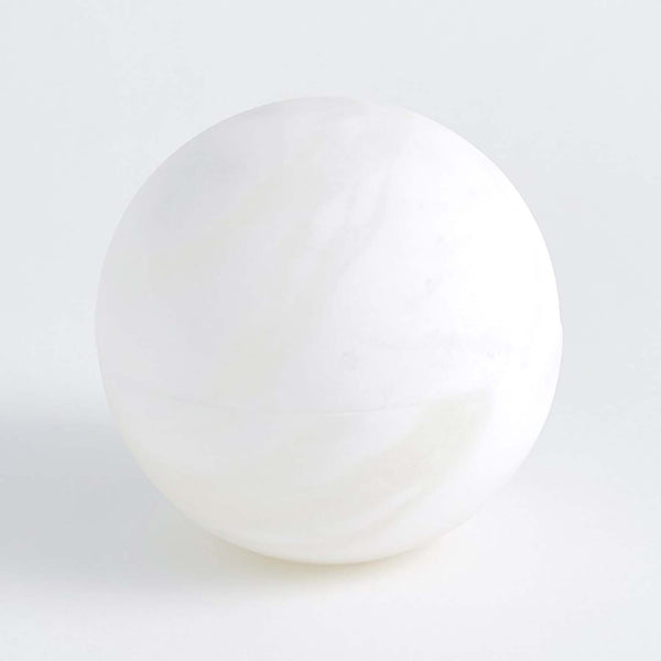 Global Views Alabaster Sphere – Paynes Gray