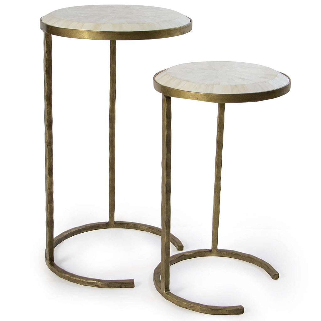 Regina Andrew Bone Veneer Nesting Table Set - Great Gifts Club