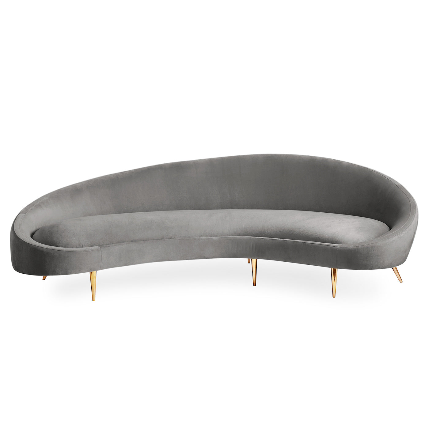 Jonathan Adler Ether Curved Sofa – Paynes Gray